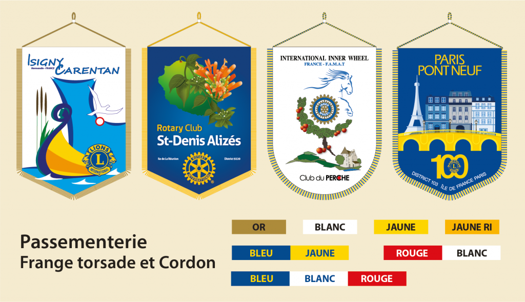 Grand Fanion - Starflag Fanions - Fanions Personnalisés pour les Clubs ...